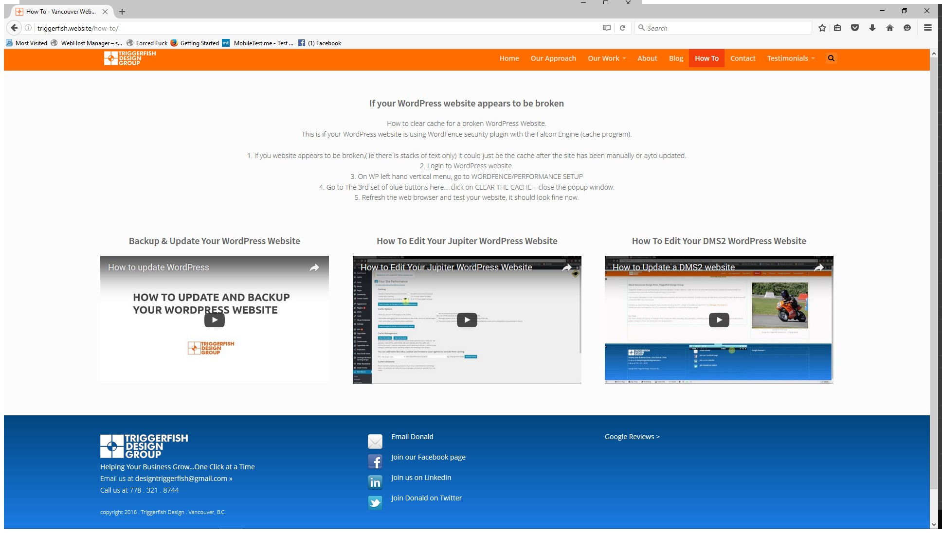 Our New How To Page - triggerfish design studio